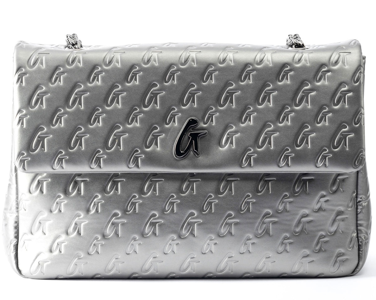 MONOGRAM XL CLASSIC FLAP BAG PLATINUM - Spacious luxury with versatile ...