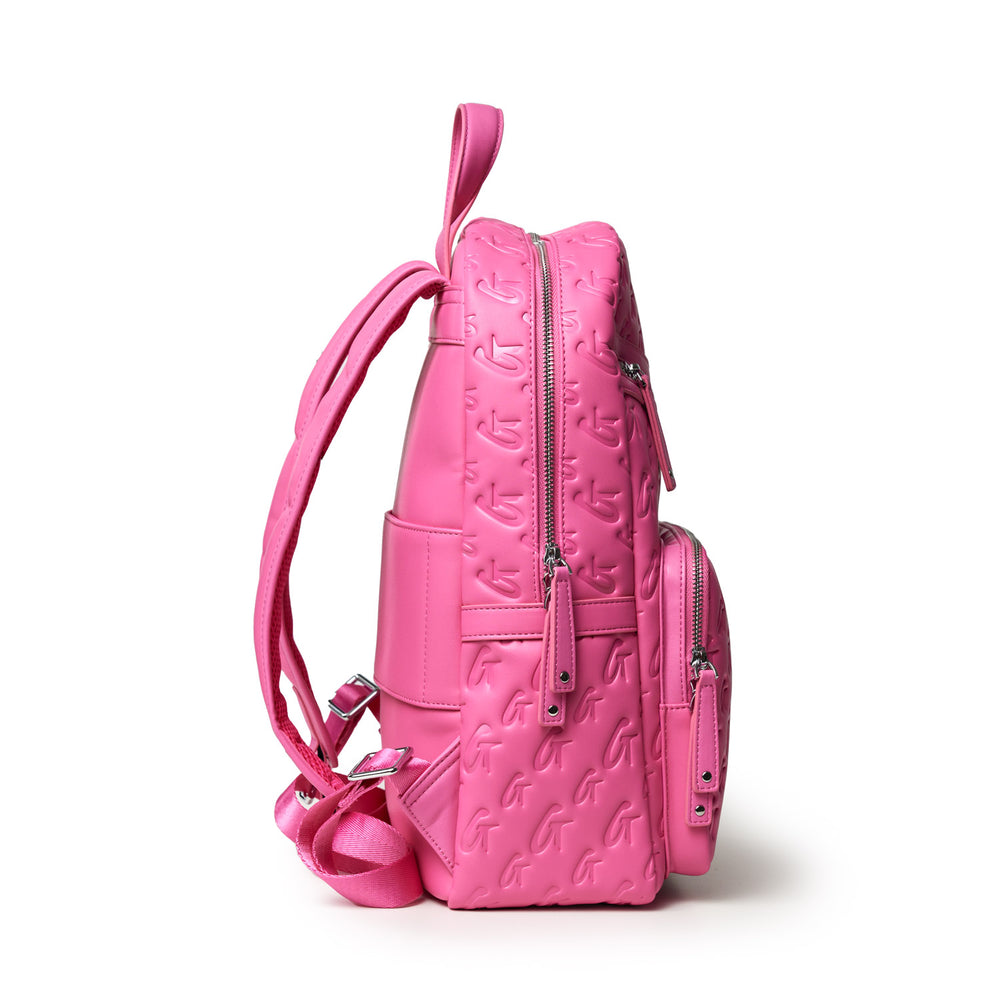 Monogram Backpack Hot Pink - Trendy Unisex Luxury Bag with 13-inch ...