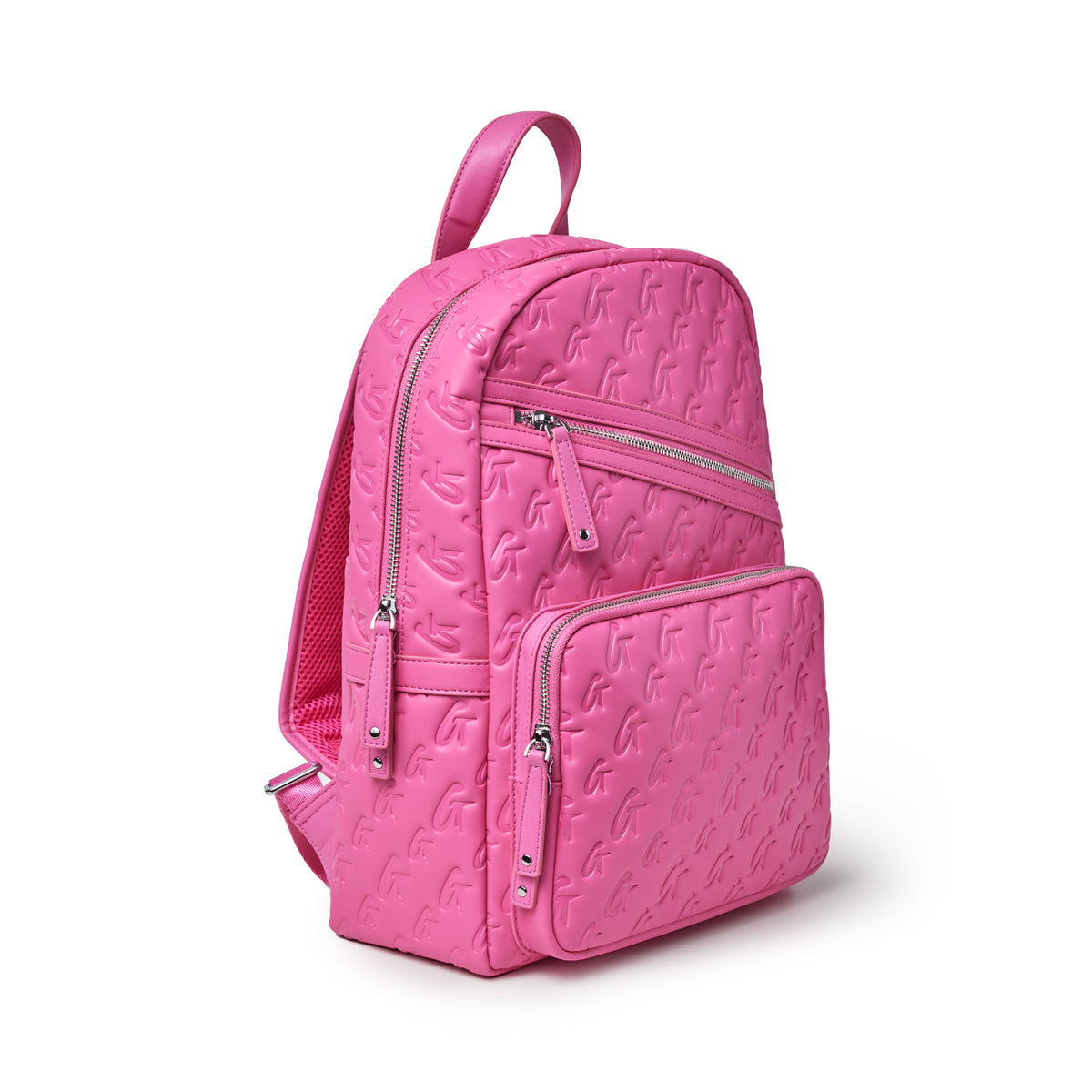 Monogram Backpack Hot Pink - Trendy Unisex Luxury Bag with 13-inch ...