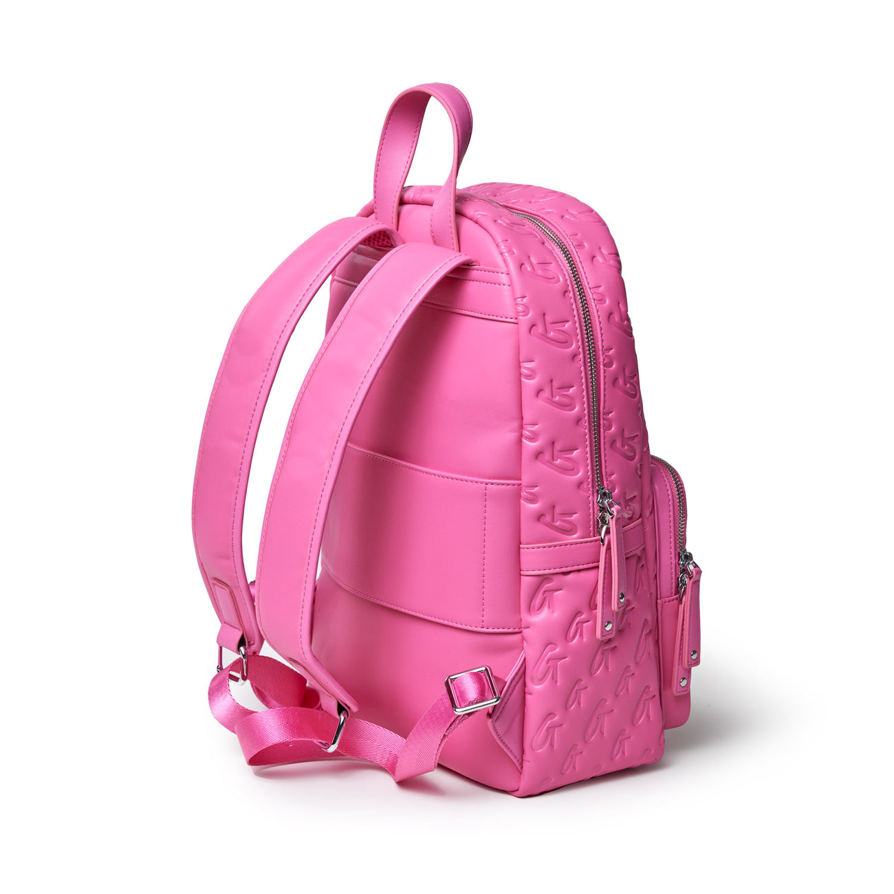Monogram Backpack Hot Pink - Trendy Unisex Luxury Bag with 13-inch ...