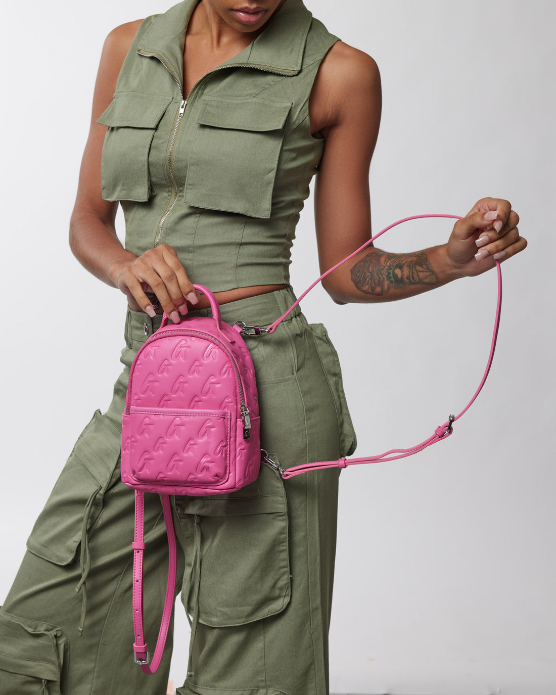Monogram Mini Backpack Hot Pink - Versatile, Accessible, and Adorable