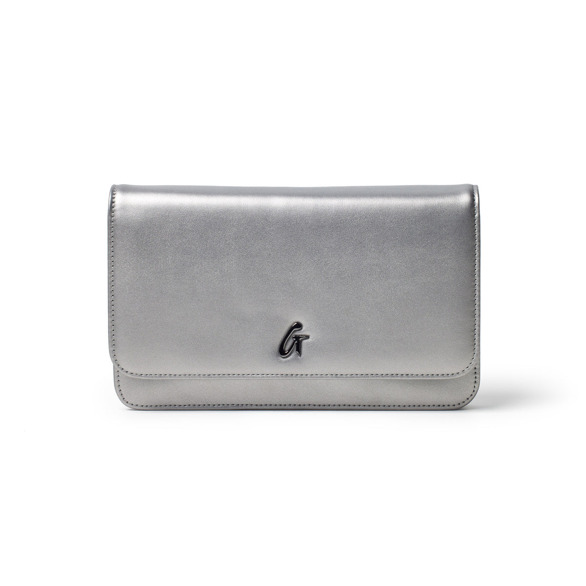 PLATINUM STANDARD WALLET ON CHAIN-GUNMETAL