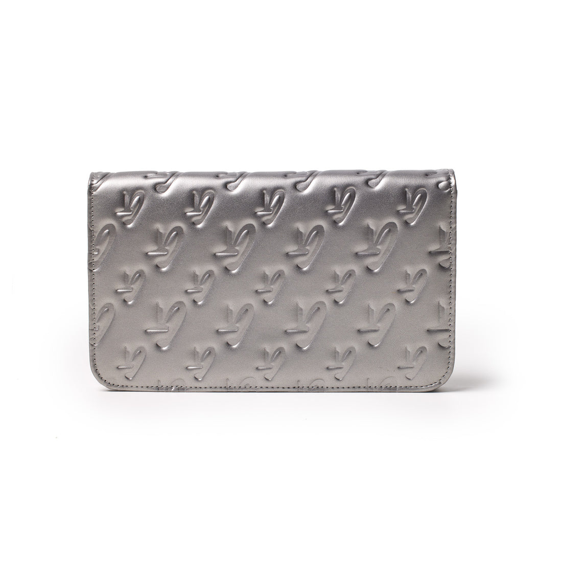 PLATINUM MONOGRAM WALLET ON CHAIN-GUNMETAL | Versatile Wallet for Work ...