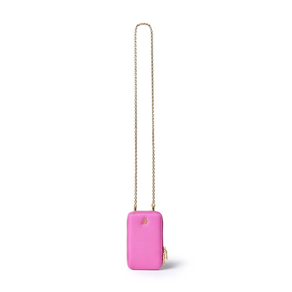 Pebble Phone Crossbody - Hot Pink | Adjustable Strap | Zip Closure ...