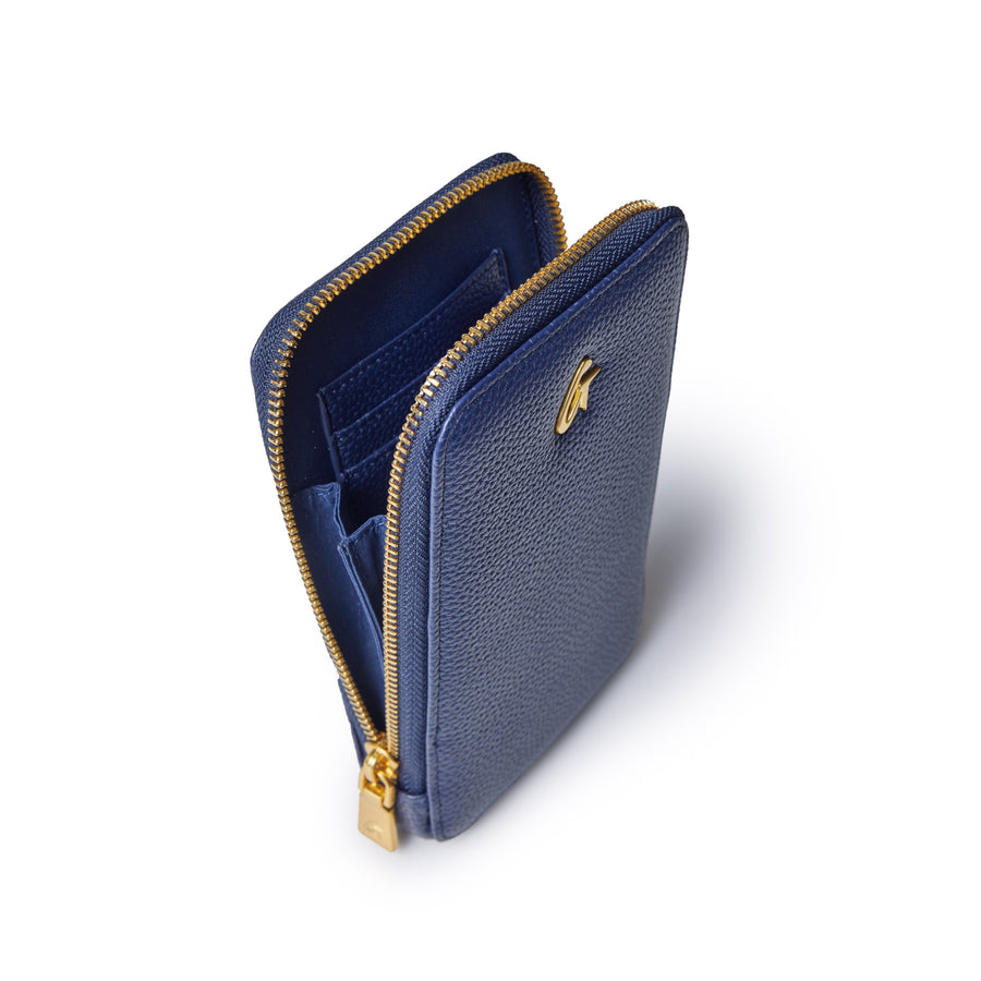 Pebble Phone Crossbody - Navy | Adjustable Strap & Zip Closure | Chic G ...