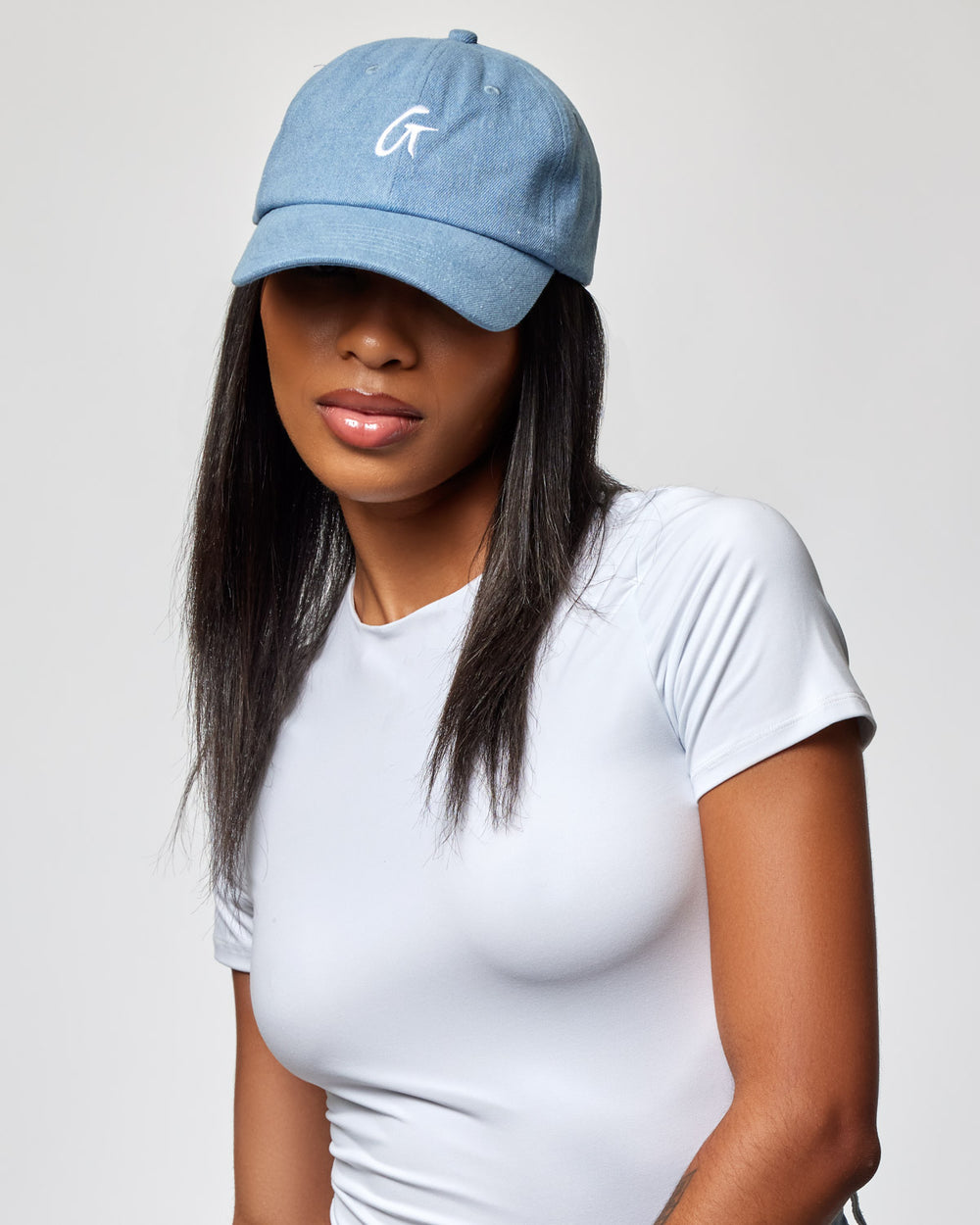 GLAM-AHOLIC LIFESTYLE Denim Dad Hat - Premium Cotton Adjustable Strap ...