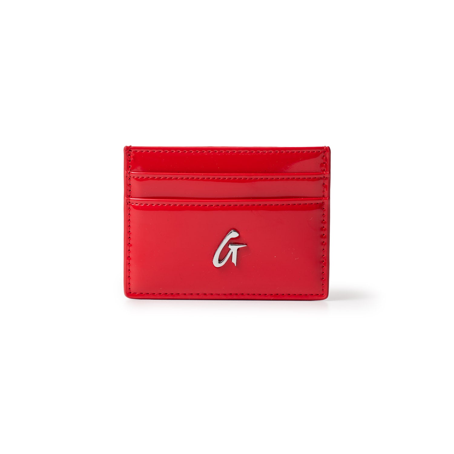 Glam-Aholic Lifestyle Standard Mirror Red Card Holder | Vegan Leather ...