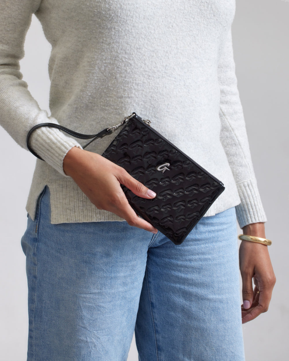 Glam-Aholic Mini Black Heart Bag | Romantic Vegan Leather Crossbody