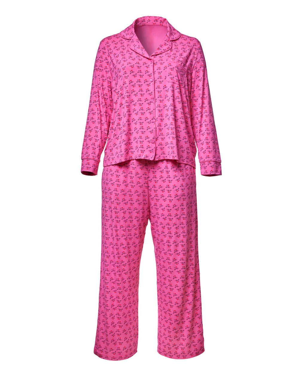 I Love GAL Pajamas - Hot Pink | Relaxed Comfort | Glam-Aholic Lifestyle