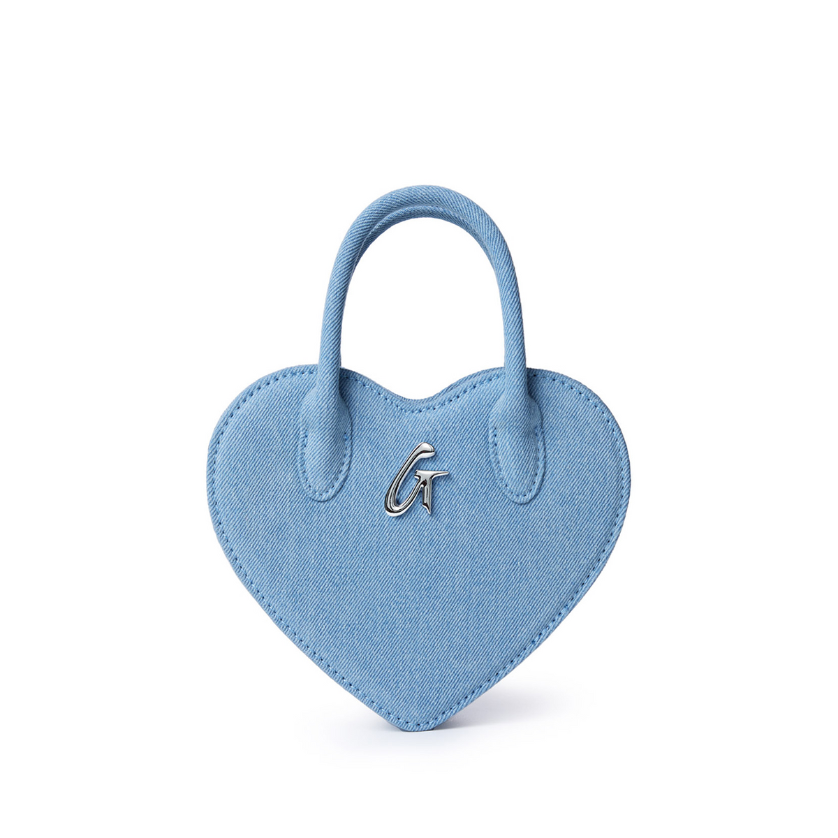 Mini Denim Heart Bag | Compact Crossbody | Iconic G Detail