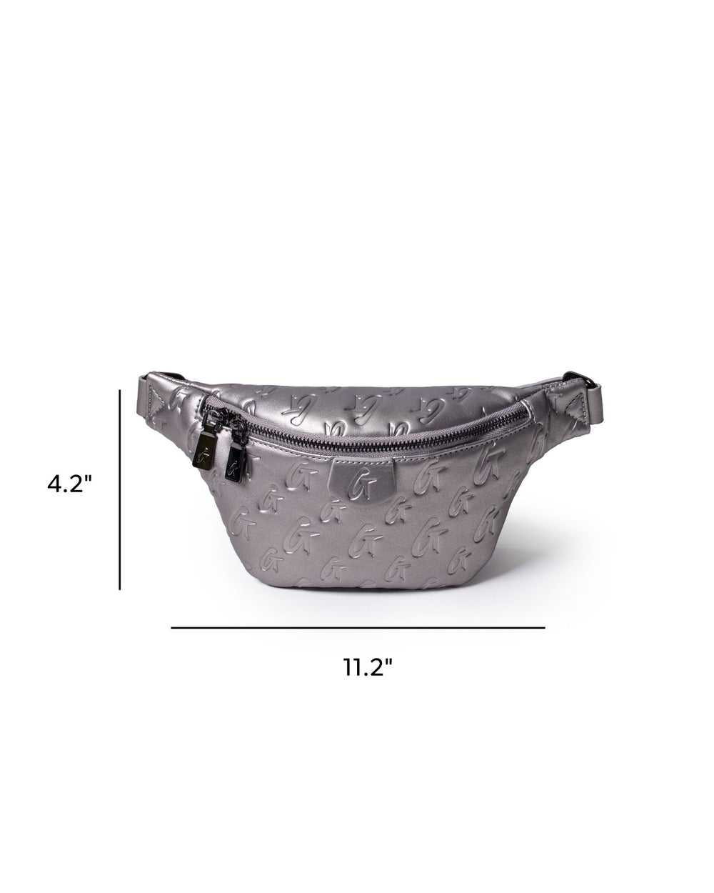 Monogram Mini Fanny Pack Platinum - Chic Comfort with a Touch of Flash