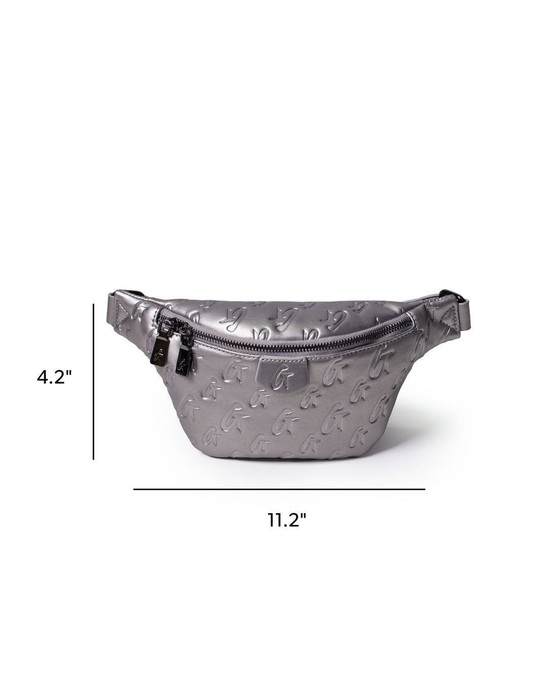 Monogram Mini Fanny Pack Platinum - Chic Comfort with a Touch of Flash