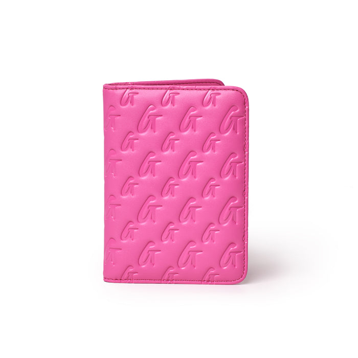 Glam-Aholic Lifestyle Monogram Hot Pink Passport Holder - Stylish ...