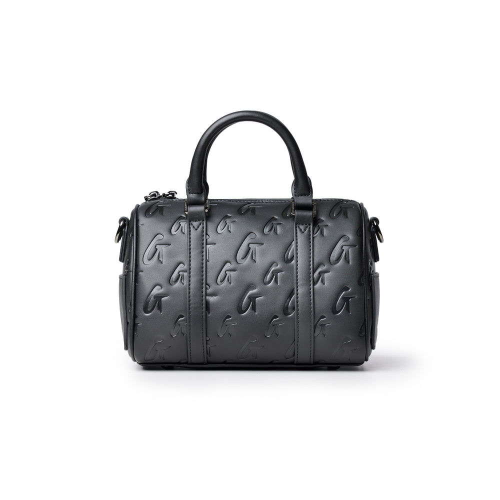 Mini Monogram Gal Boston Bag | Black | Signature G Print | Glam-Aholic ...
