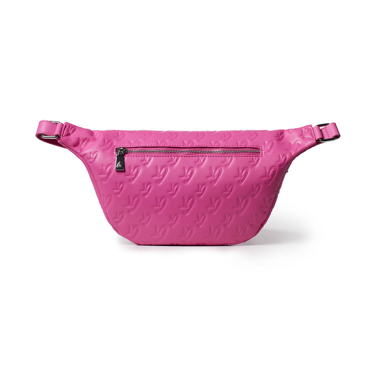 Monogram Hot Pink Fanny Pack - Adjustable Waist Strap & Top Handle