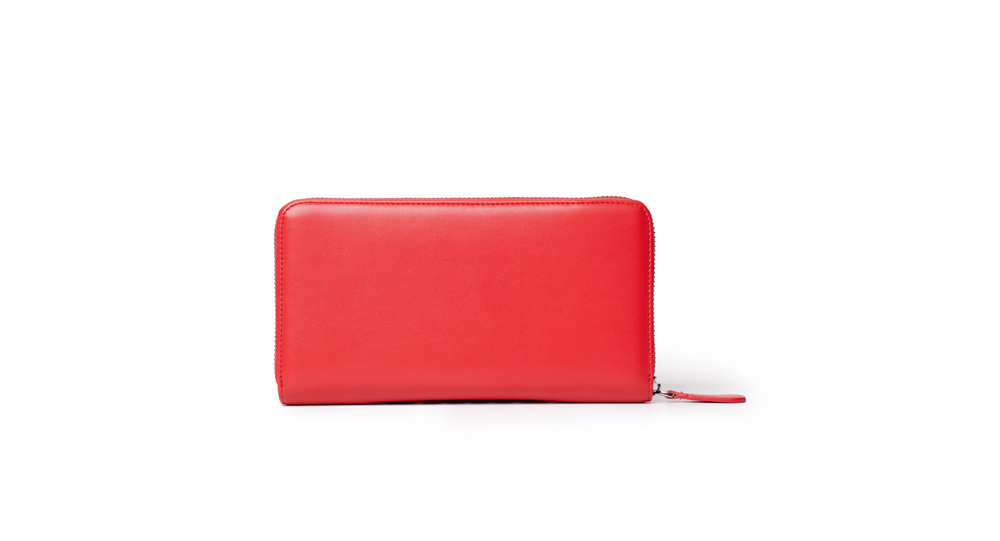 Glam-Aholic Lifestyle Signature Logo Jumbo Wallet in Red
