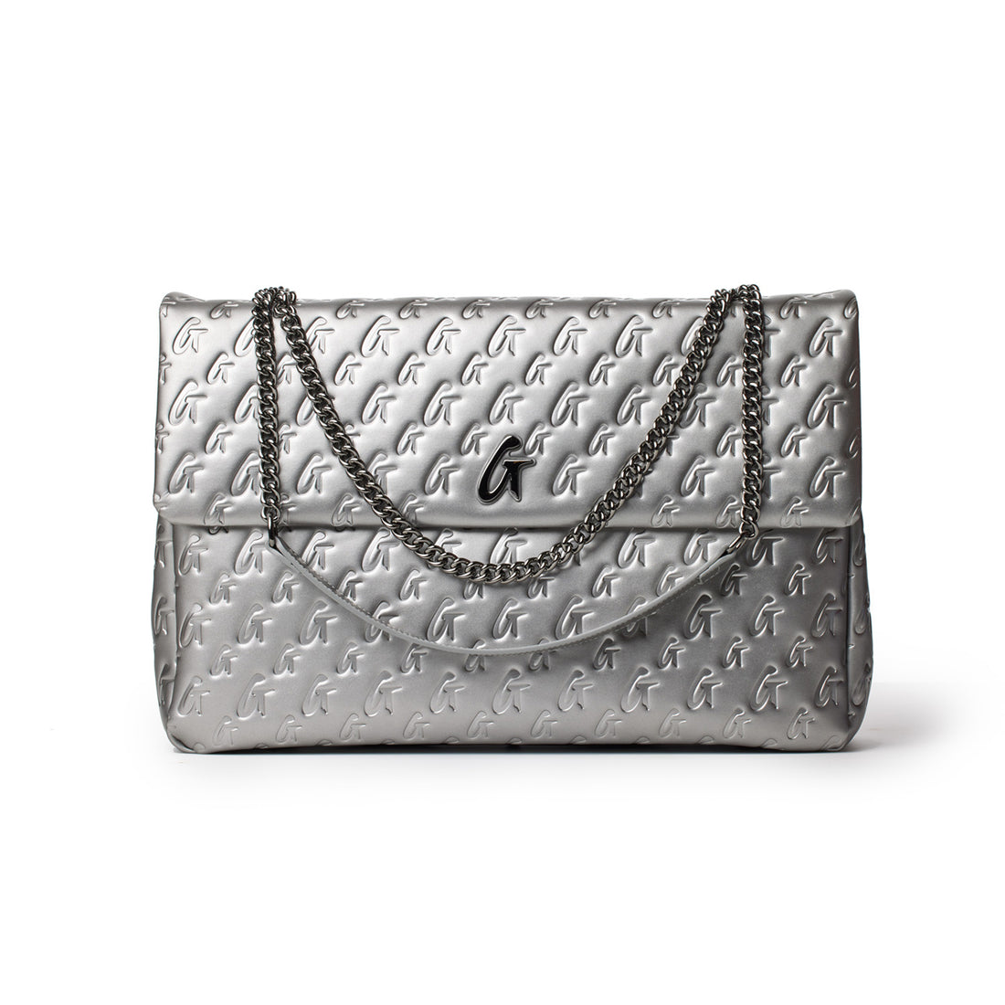 MONOGRAM XL CLASSIC FLAP BAG PLATINUM - Spacious luxury with versatile ...