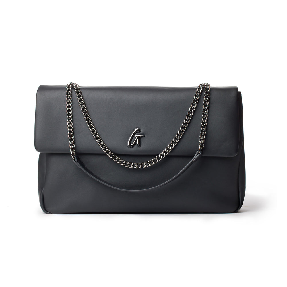 Shop our Standard XL Classic Flap Bag in Matte Black for Effortless Luxury