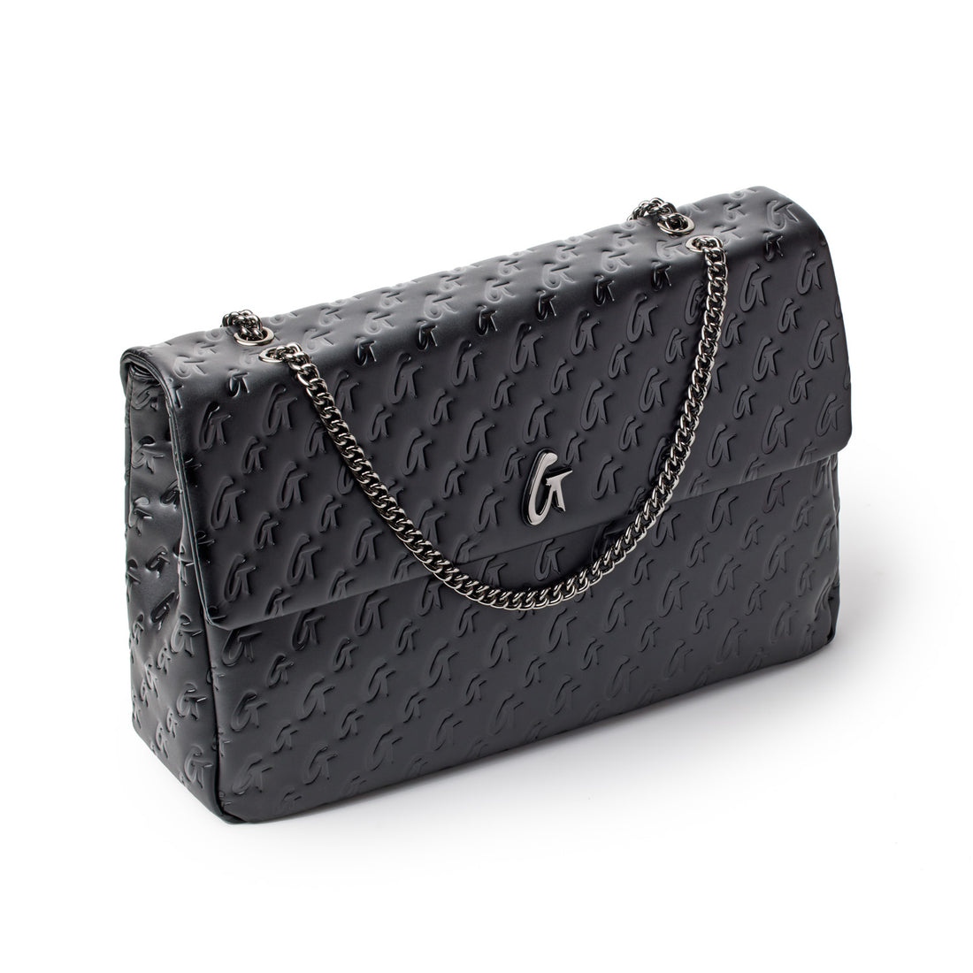 MONOGRAM XL CLASSIC FLAP BAG MATTE BLACK - Spacious Luxury Bag with ...