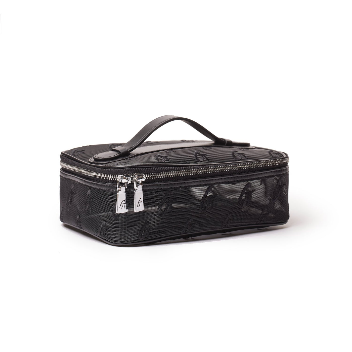 MESH MONOGRAM MEDIUM COSMETIC TOILETRY BAG - Luxury Beauty Essentials ...